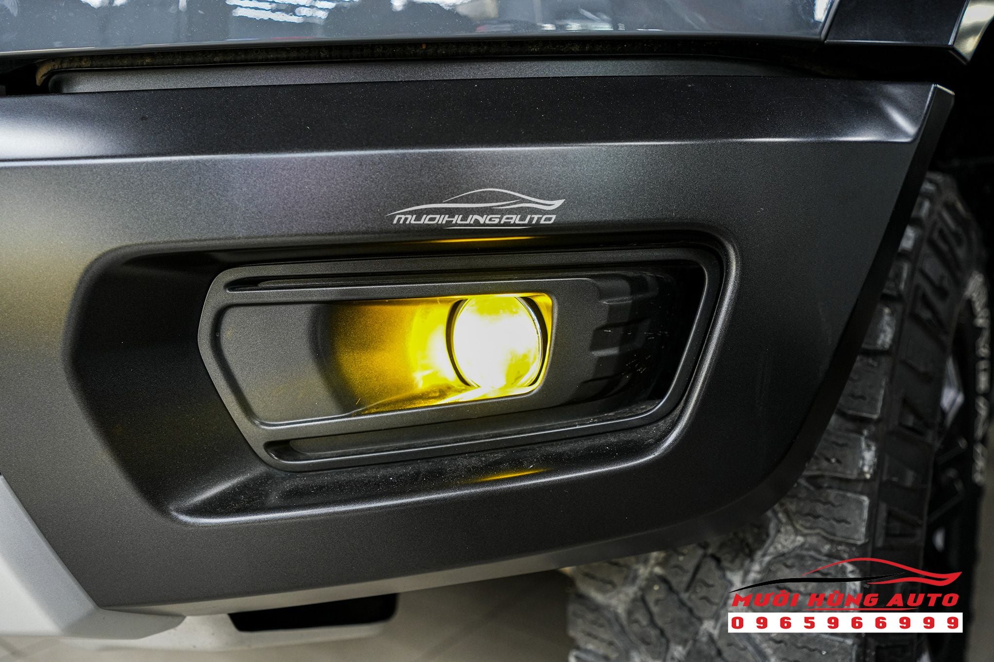 Độ Bi Led Gầm Projector Headlight 3 Màu Cho Xe Ford Ranger Raptor ...