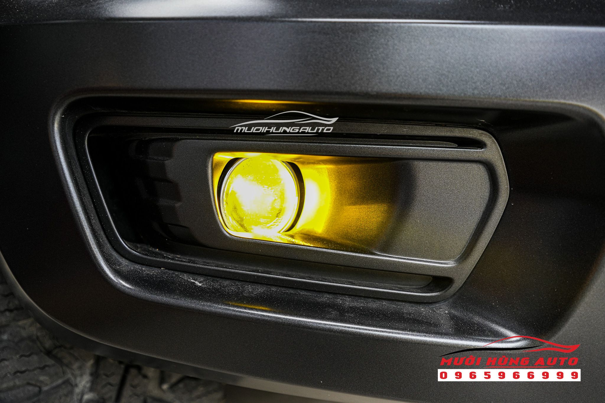 Độ Bi Led Gầm Projector Headlight 3 Màu Cho Xe Ford Ranger Raptor ...