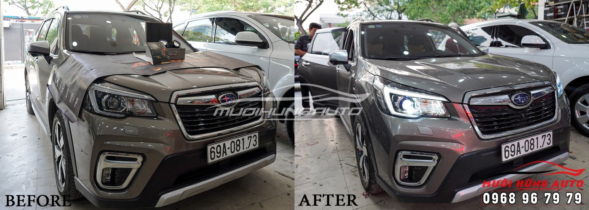 Độ Bi LED Jaguar Tăng Sáng Cao Cấp Xe Subaru Forester Tại TPHCM - Mười ...
