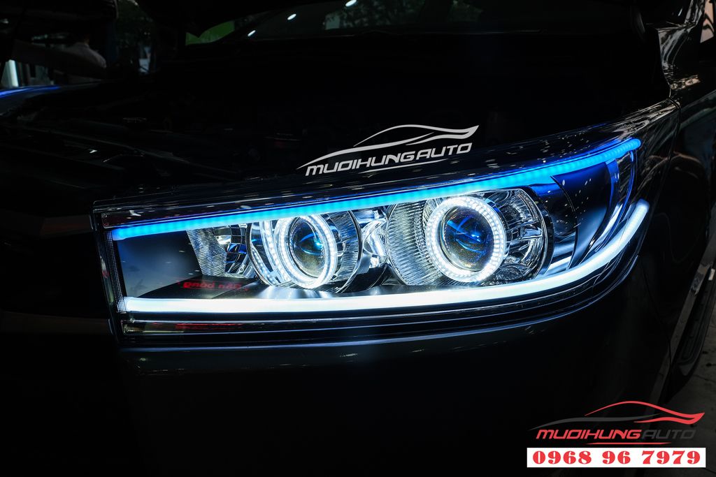 Độ Bi LED Osram Bên Cos Và Bên Pha Xe Toyota Innova 2019 - 2020 Bản E ...
