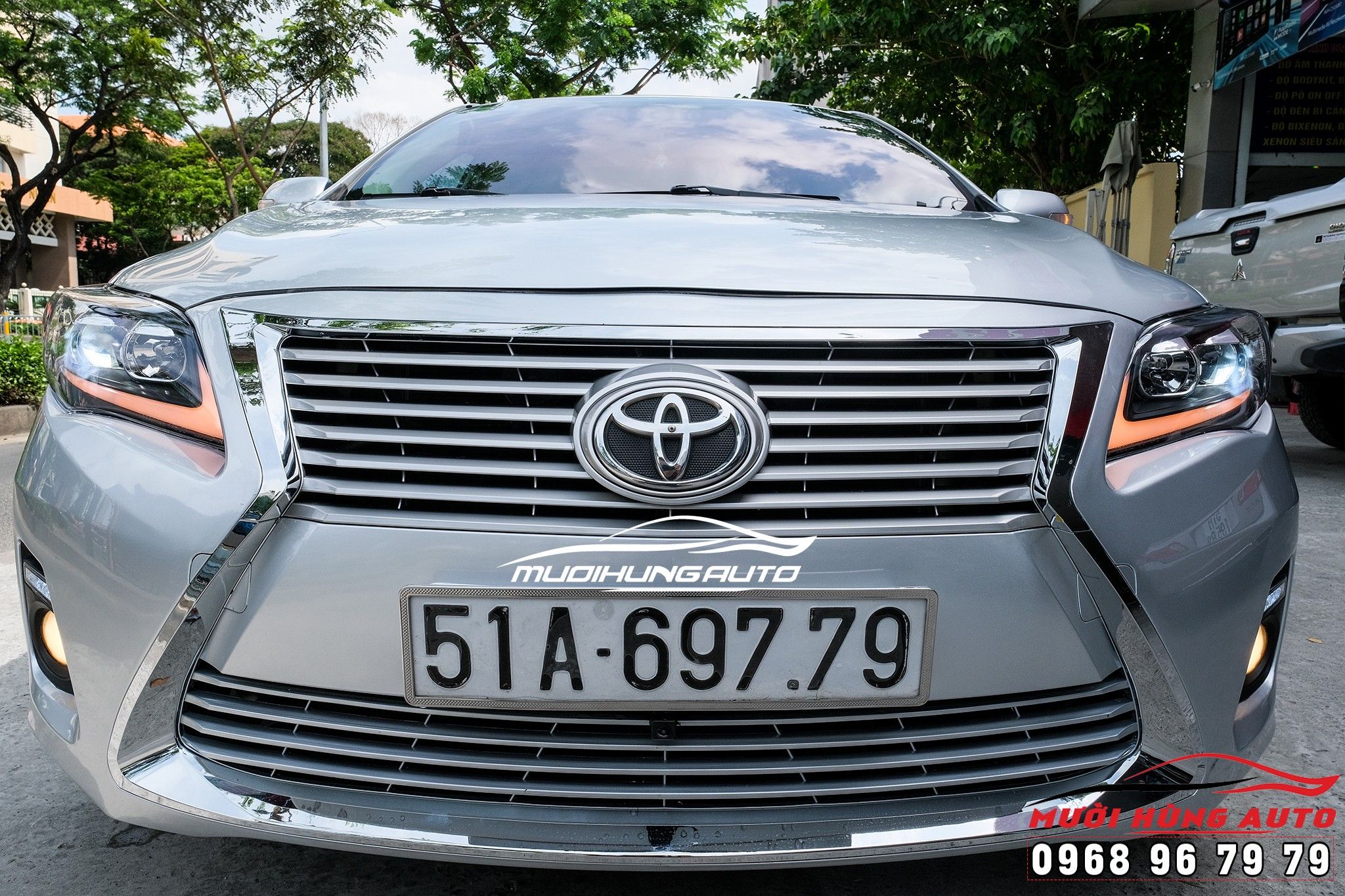 ĐỘ CẢN TRƯỚC TOYOTA ALTIS 2007-2008 LÊN CẢN LEXUS - Mười Hùng Auto