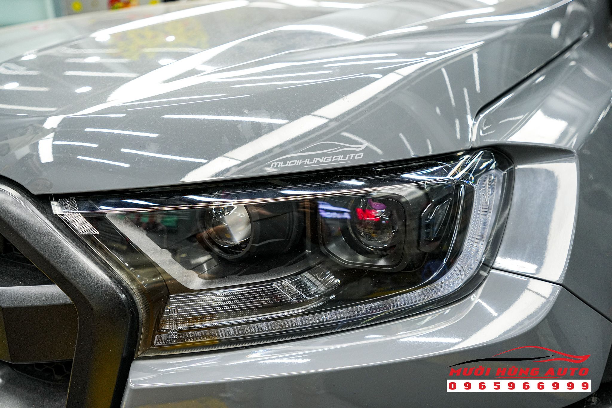 Độ Bi LED Laser Osram Chính Hãng Cho Xe Ford Raptor - Mười Hùng Auto