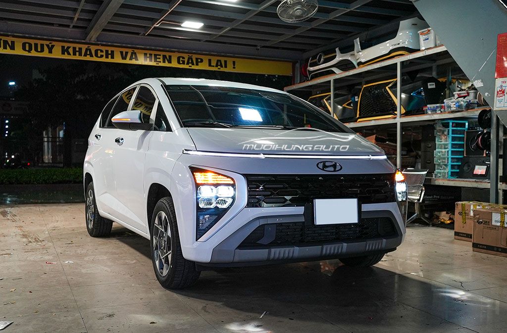 Độ Đèn Bi Led Laser Thor Light Và Bi Led Captain Light Cho Xe Hyundai ...