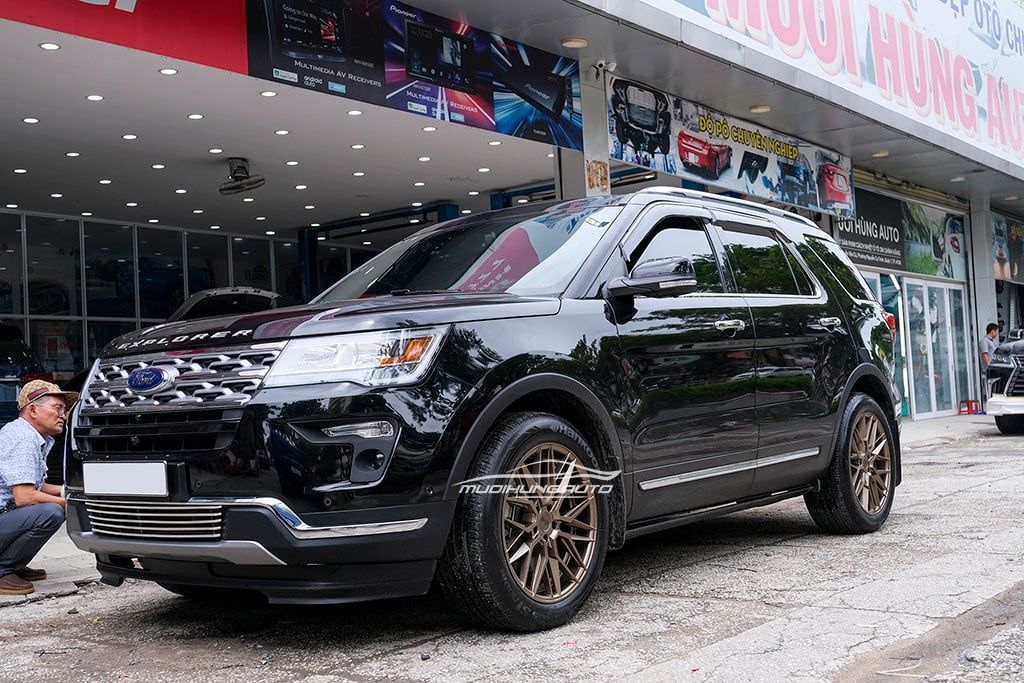 Độ Mâm 20 Inch Cao Cấp Cho Xe Ford Explorer - Mười Hùng Auto