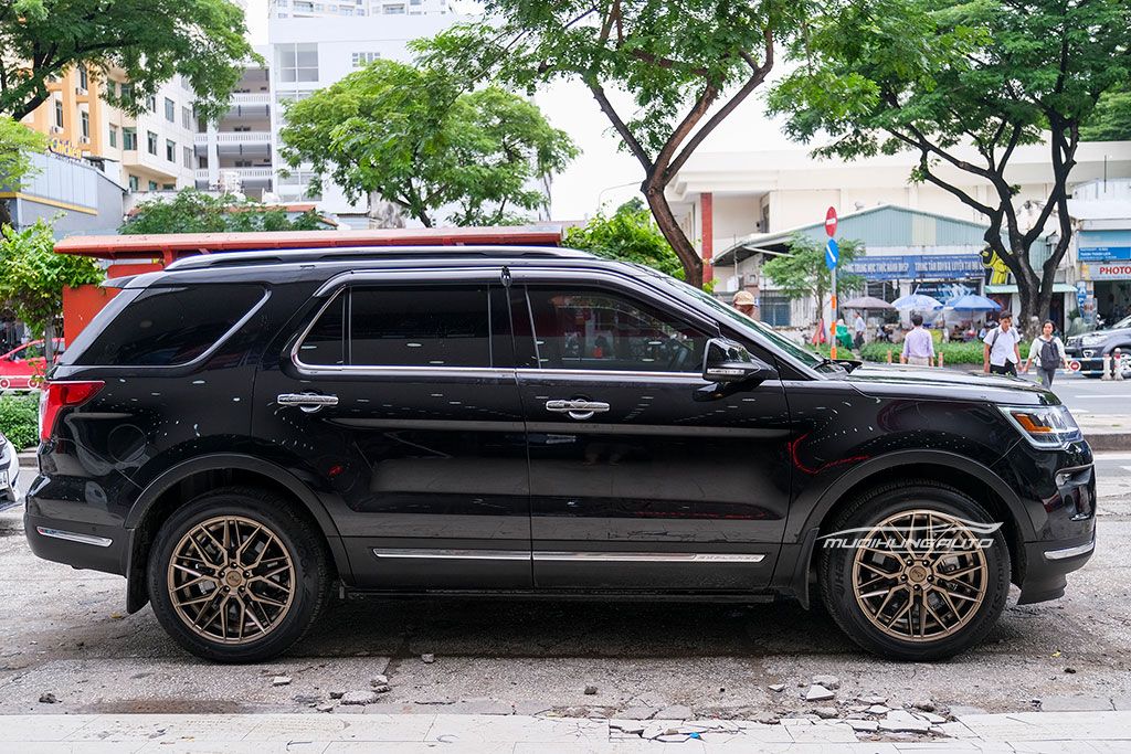 Độ Mâm 20 Inch Cao Cấp Cho Xe Ford Explorer - Mười Hùng Auto