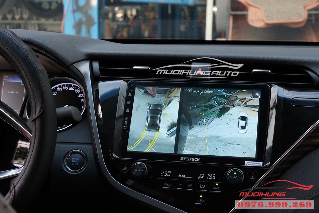 Gắn Camera 360 Độ Xe Toyota Camry 2019 Panorama Hàn Quốc - Mười Hùng Auto