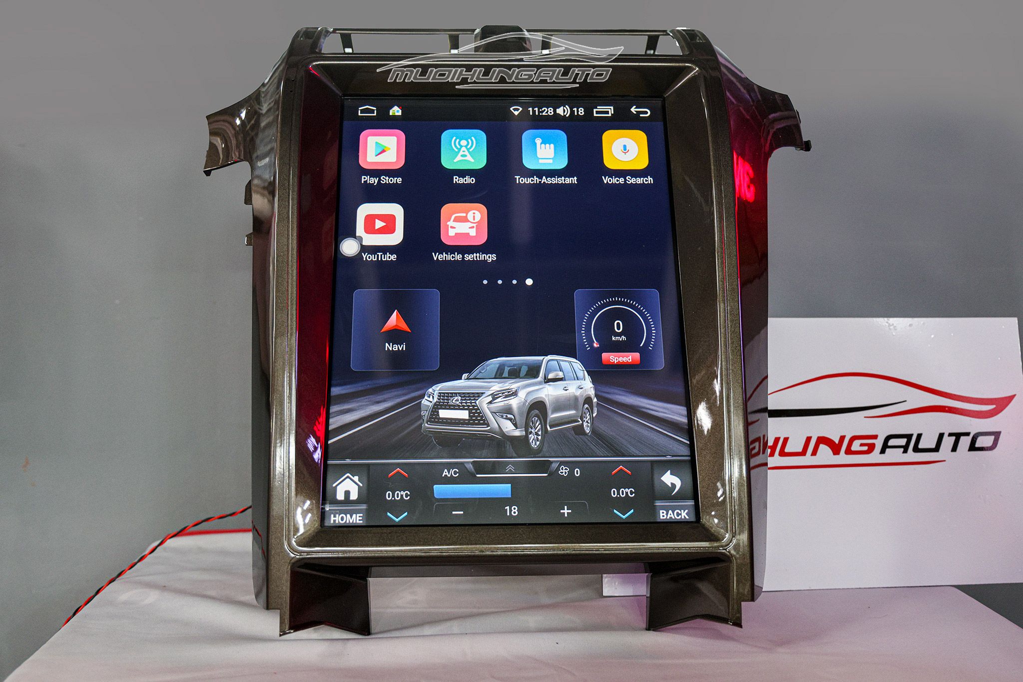 Gắn Màn Hình Android Tesla Cho Xe Lexus GX460 2010 - 2013 - Mười Hùng Auto