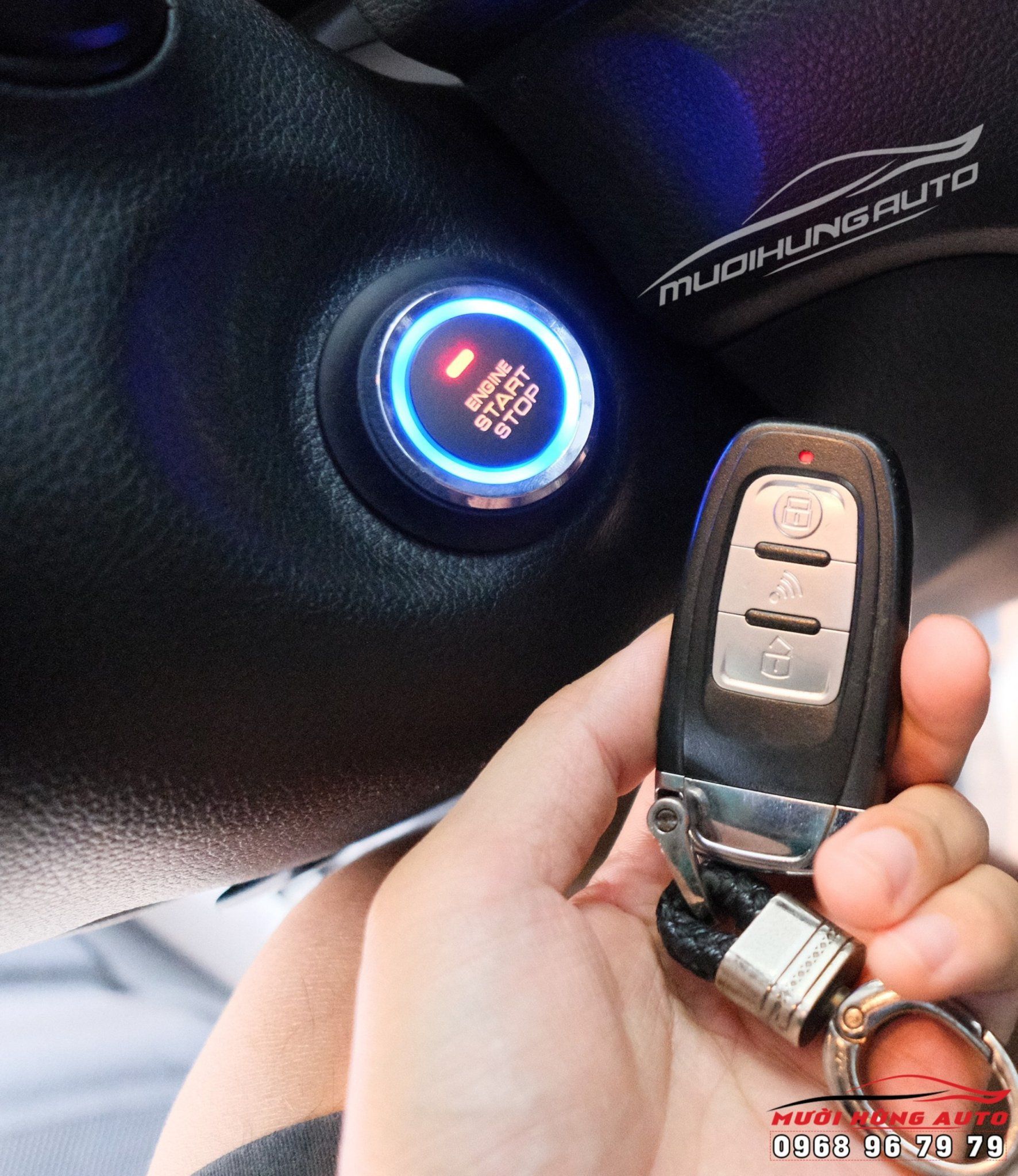 Gắn Start Stop Chính Hãng Xe KIA Soluto Chuyên Nghiệp - Mười Hùng Auto