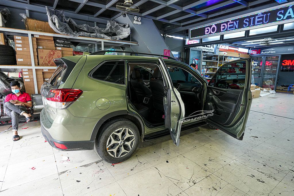 Lắp Bệ Bước Chân Cố Định Cho Xe Subaru Forester 2018 - 2020 - Mười Hùng ...