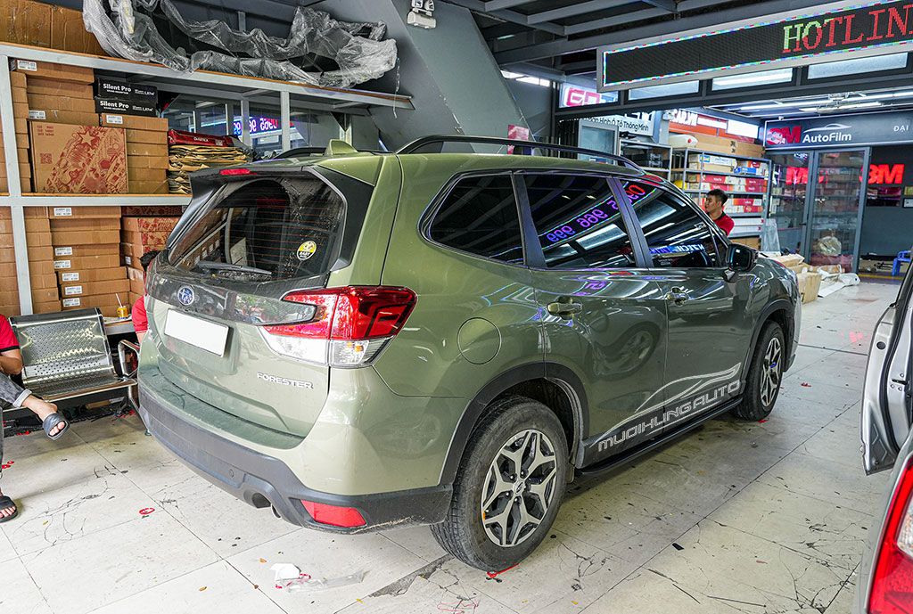 Lắp Bệ Bước Chân Cố Định Cho Xe Subaru Forester 2018 - 2020 - Mười Hùng ...