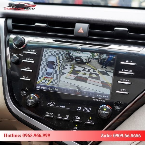 Camera 360 Cho Xe Toyota Camry 2019 - 2021 - Mười Hùng Auto