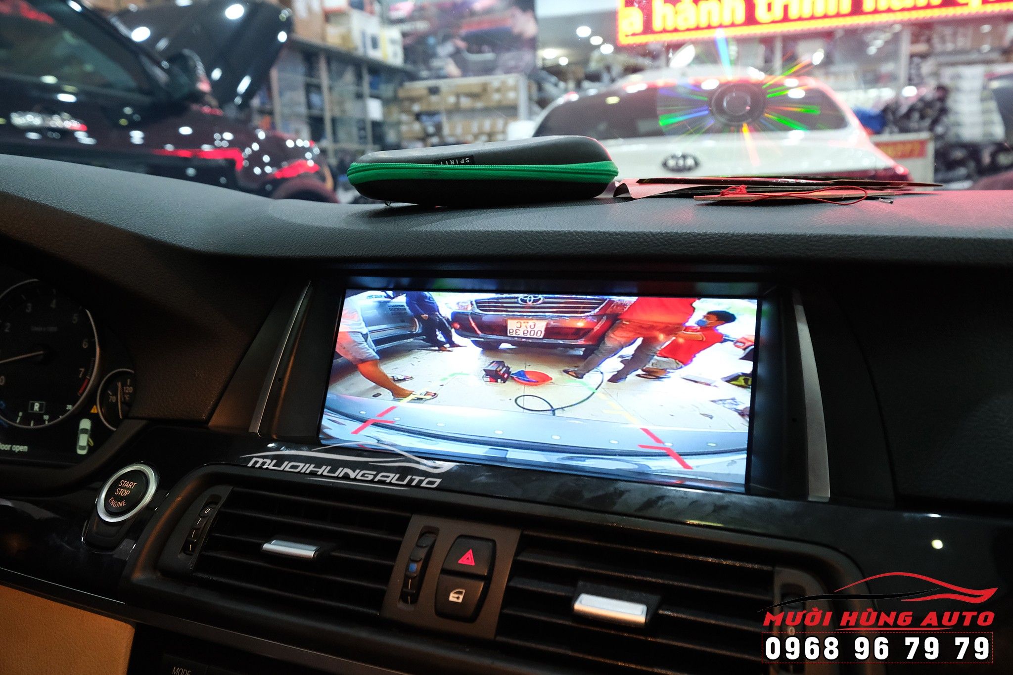 Lắp Màn Hình DVD Android Chính Hãng Xe BMW 523i - Mười Hùng Auto