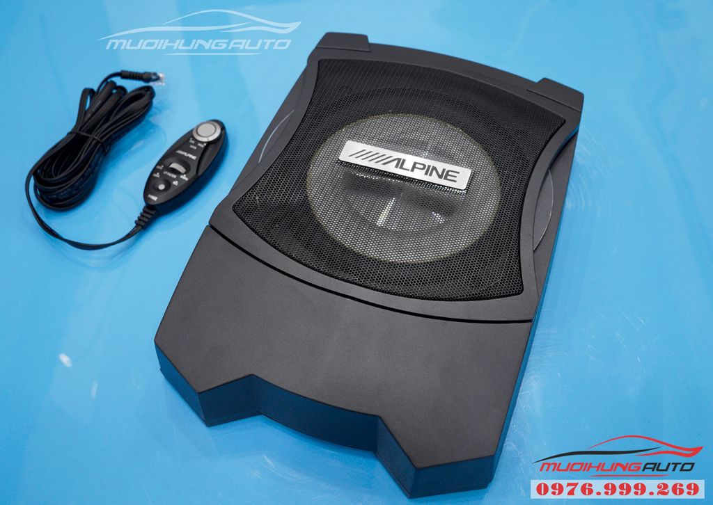 Loa Sub Gầm Ghế Hiệu Alpine PWE - T080OC Cho Toyota RAV4 - Mười Hùng Auto