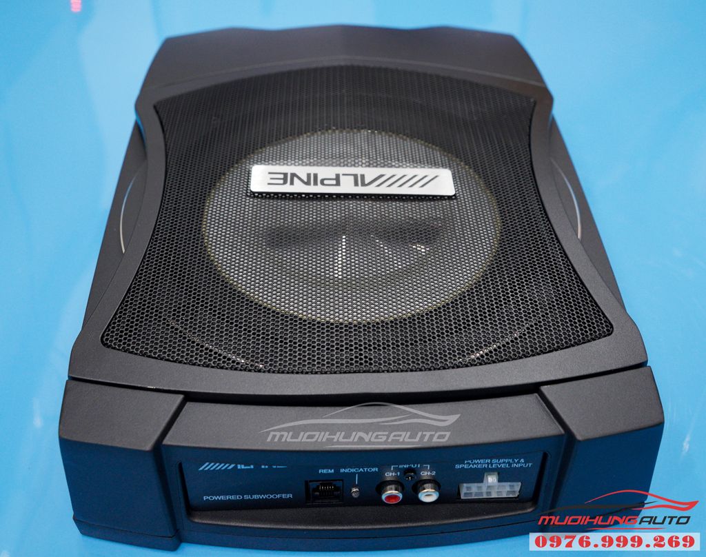 Loa Sub Gầm Ghế Hiệu Alpine PWE - T080OC Cho Toyota RAV4 - Mười Hùng Auto
