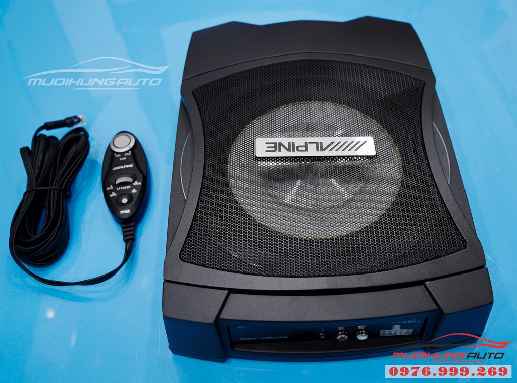 Loa Sub Gầm Ghế Hiệu Alpine PWE - T080OC Cho Toyota RAV4 - Mười Hùng Auto