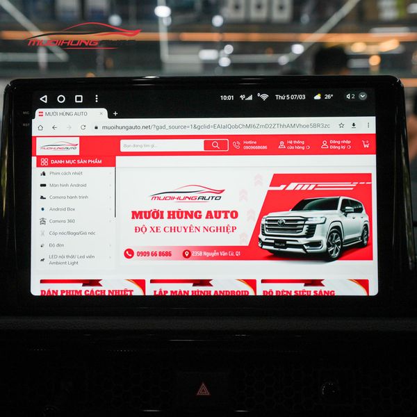 Màn Hình Android Honda CR-V 2025 - Mười Hùng Auto Màn Hình Android Honda CR-V 2025 - Mười Hùng Auto