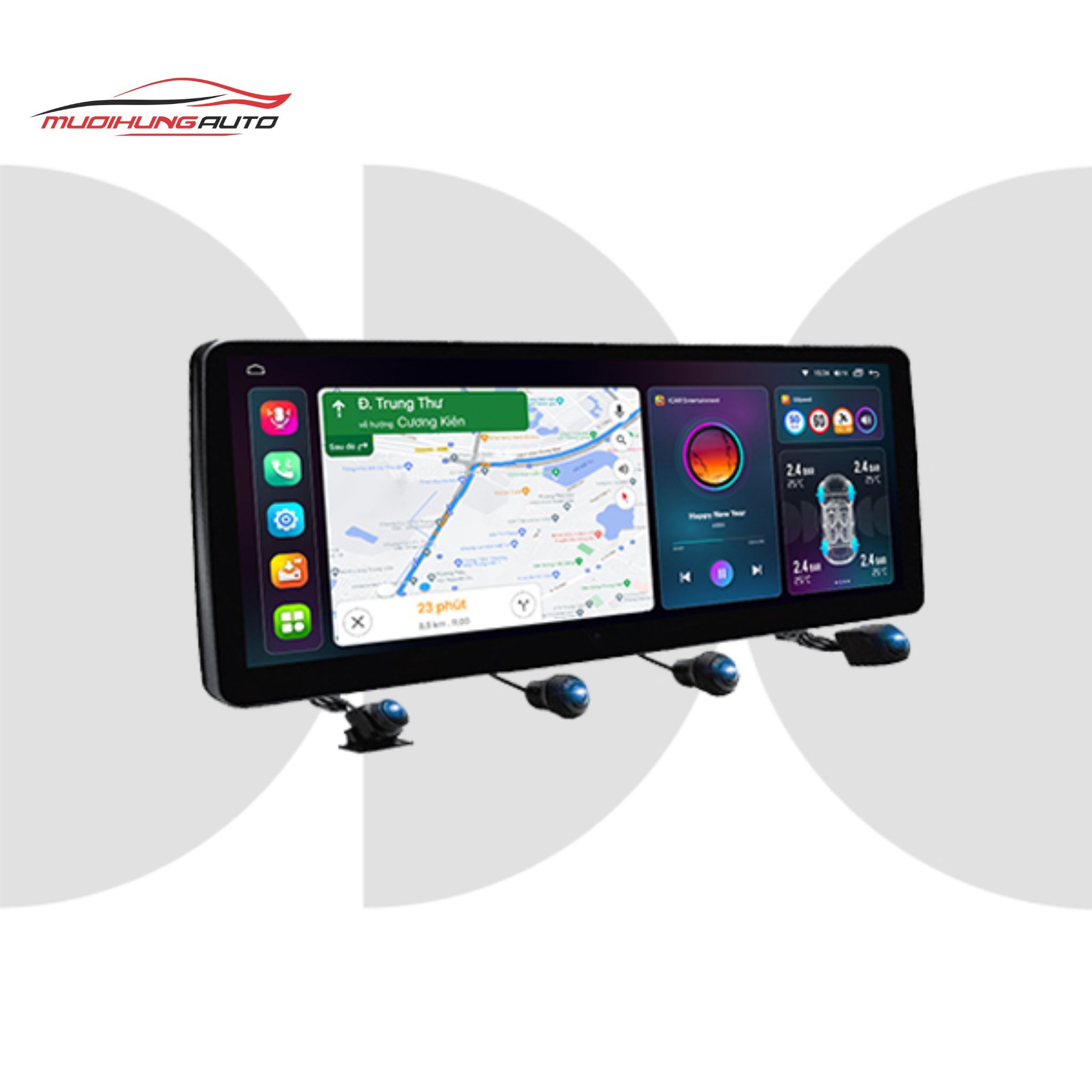 Màn Hình Android Liền Cam 360 ICAR Elliview Q5M Basic - Mười Hùng Auto