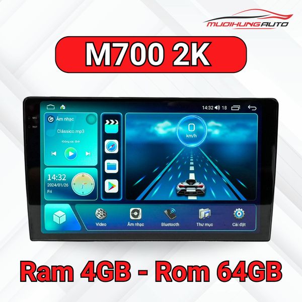 Màn Hình M700 2K (4/64GB) - Mười Hùng Auto