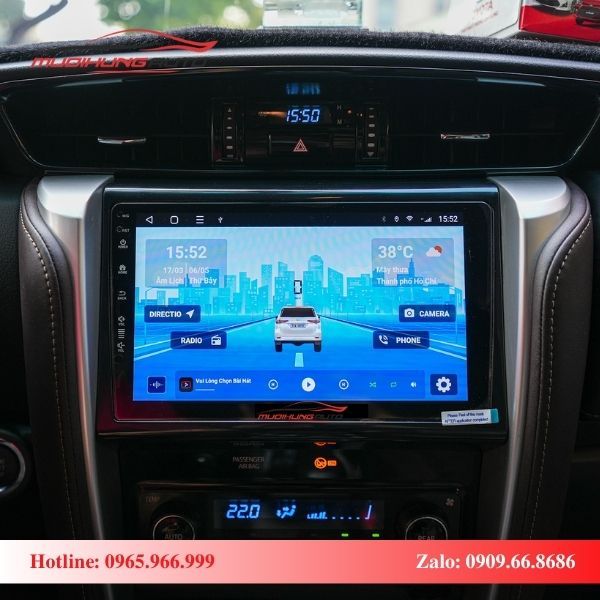 Màn Hình Android Xe Toyota Fortuner - Mười Hùng Auto