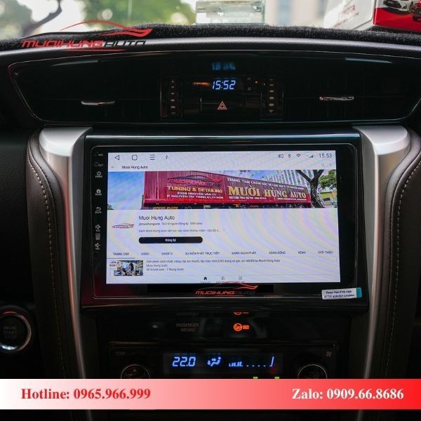 Màn Hình Android Xe Toyota Fortuner - Mười Hùng Auto