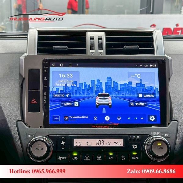 Màn Hình Android Xe Toyota Prado - Mười Hùng Auto