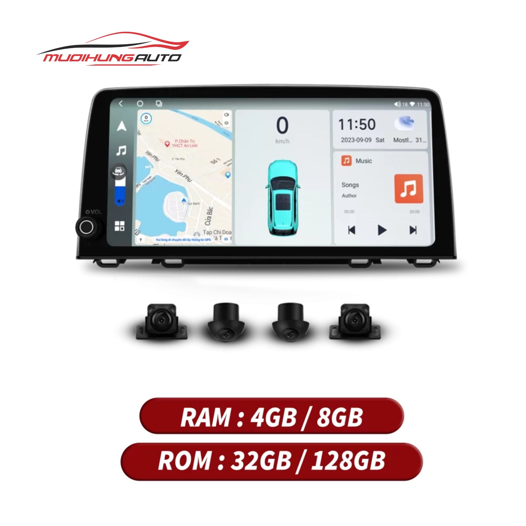 Màn Hình Bravigo Blux CRV 360 - Mười Hùng Auto