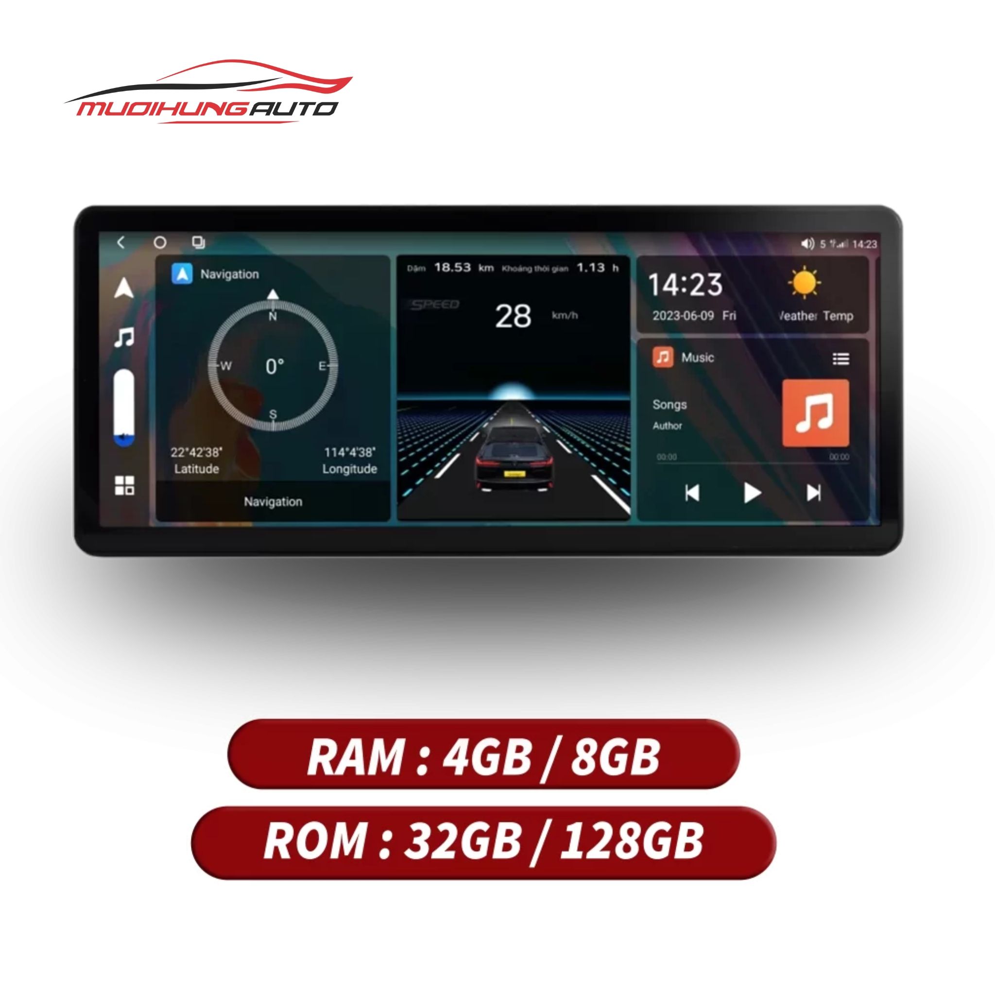 Màn Hình Bravigo Blux Plus - Mười Hùng Auto