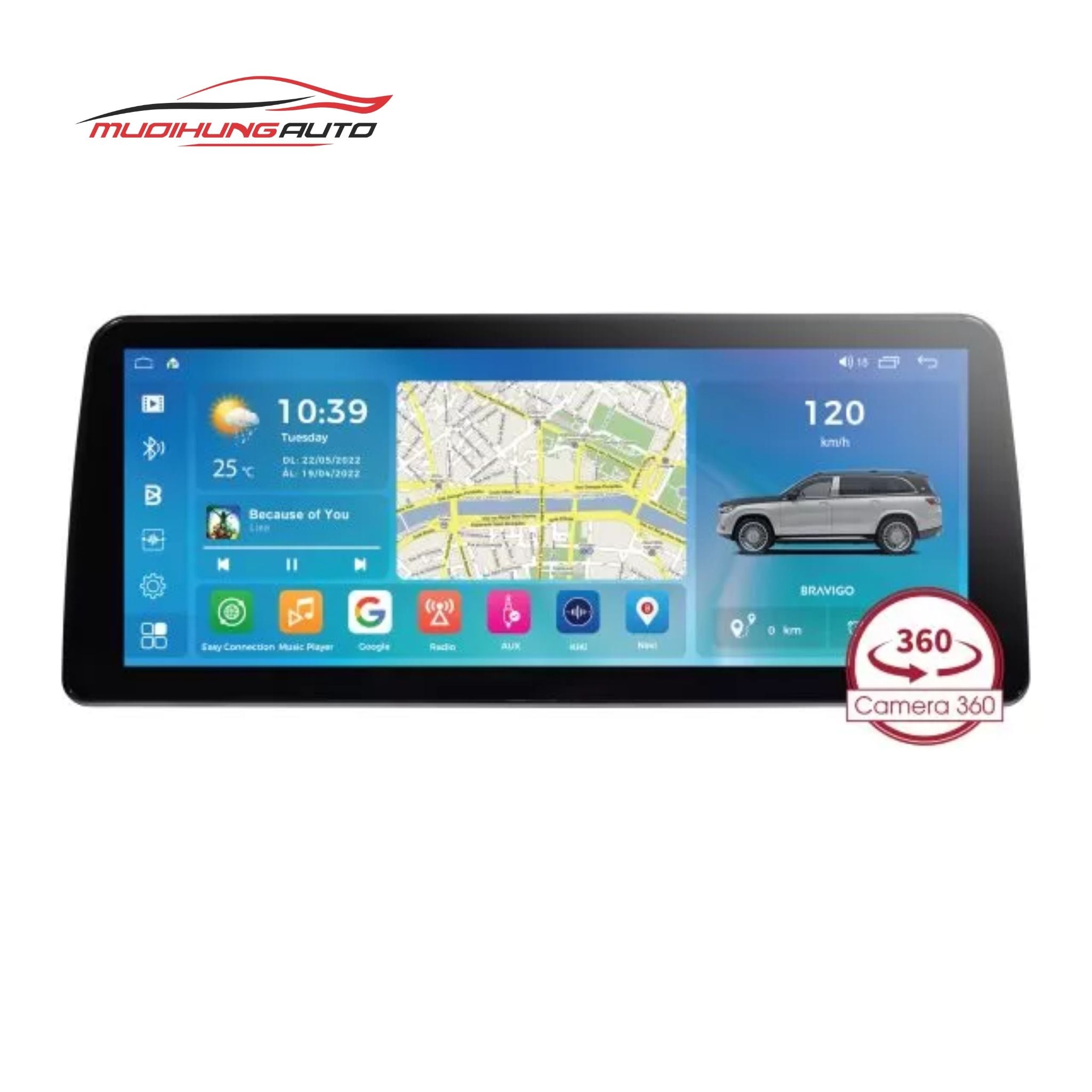 Màn Hình Bravigo Pro Tech 360 All In One - Mười Hùng Auto