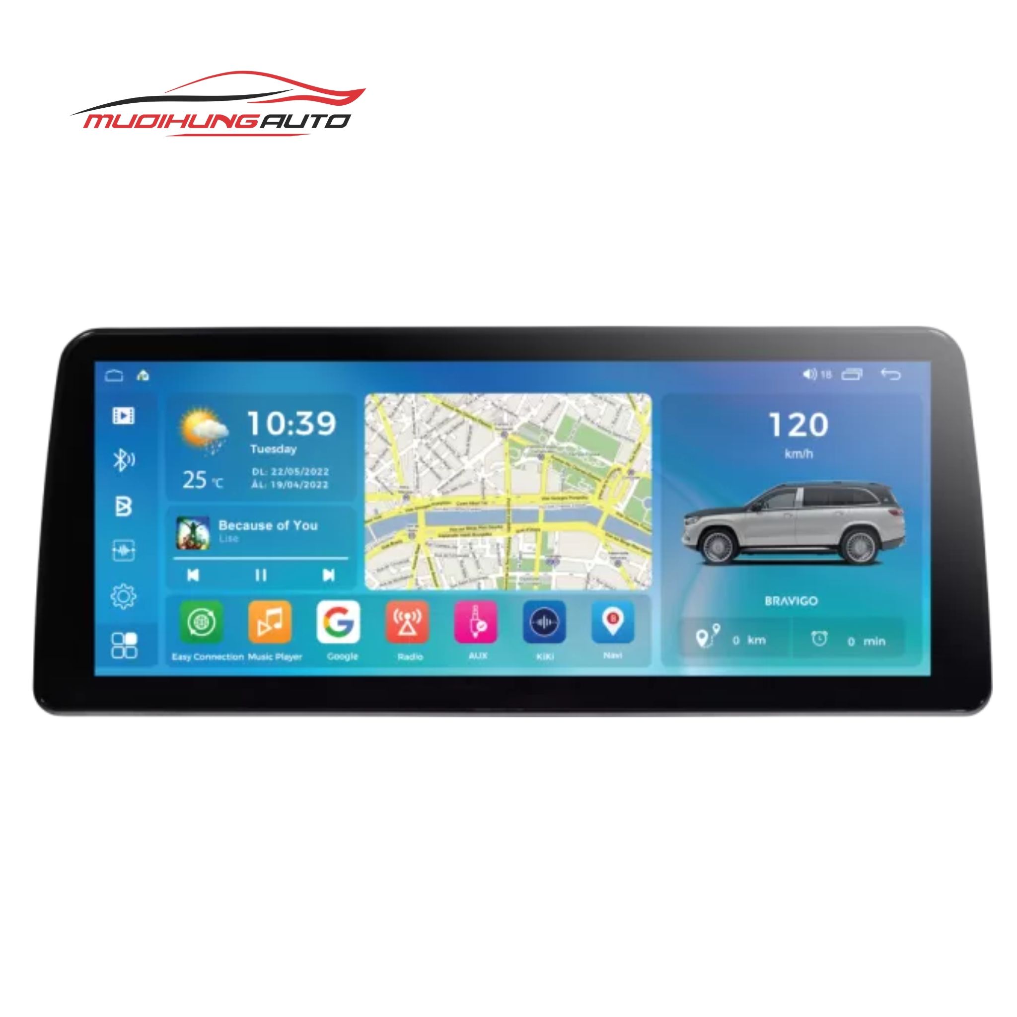 Màn Hình Bravigo Pro Tech All In One - Mười Hùng Auto