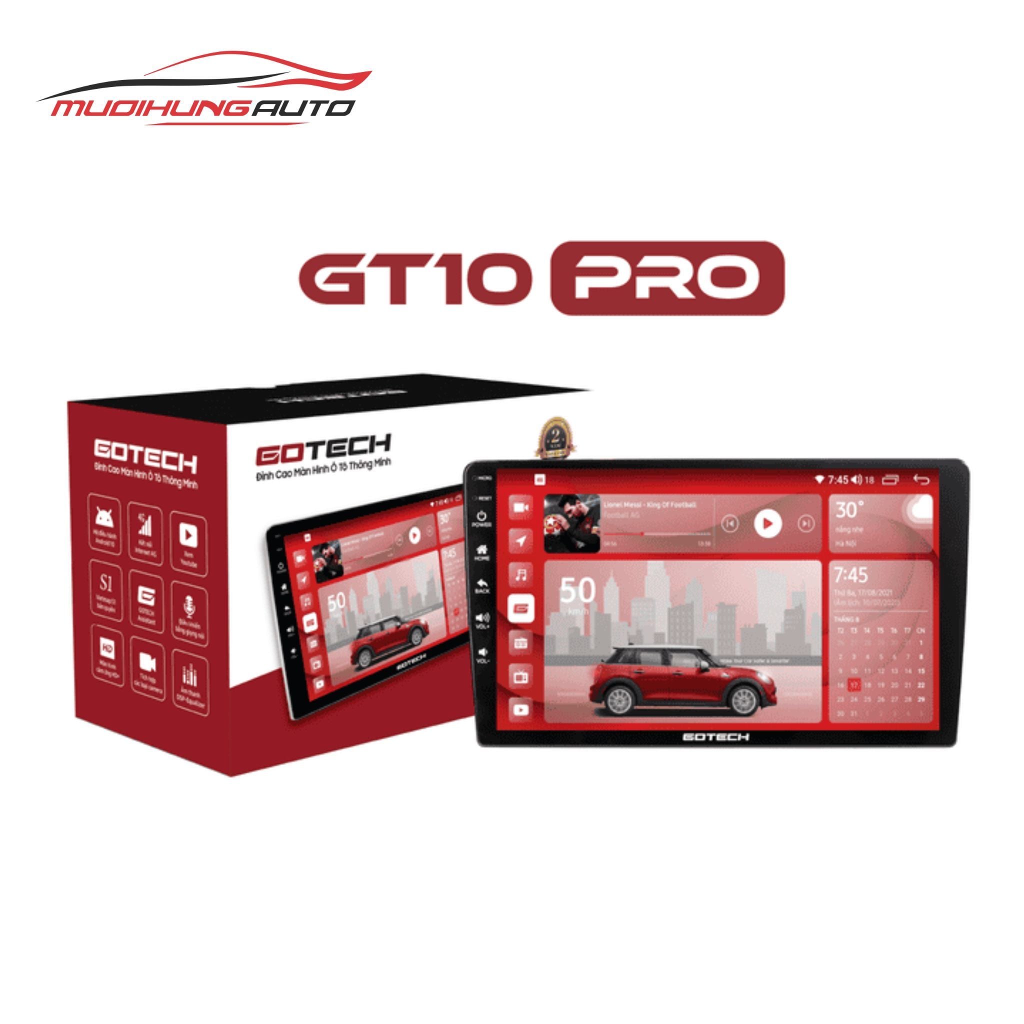 Màn Hình Gotech GT10 Pro - Mười Hùng Auto