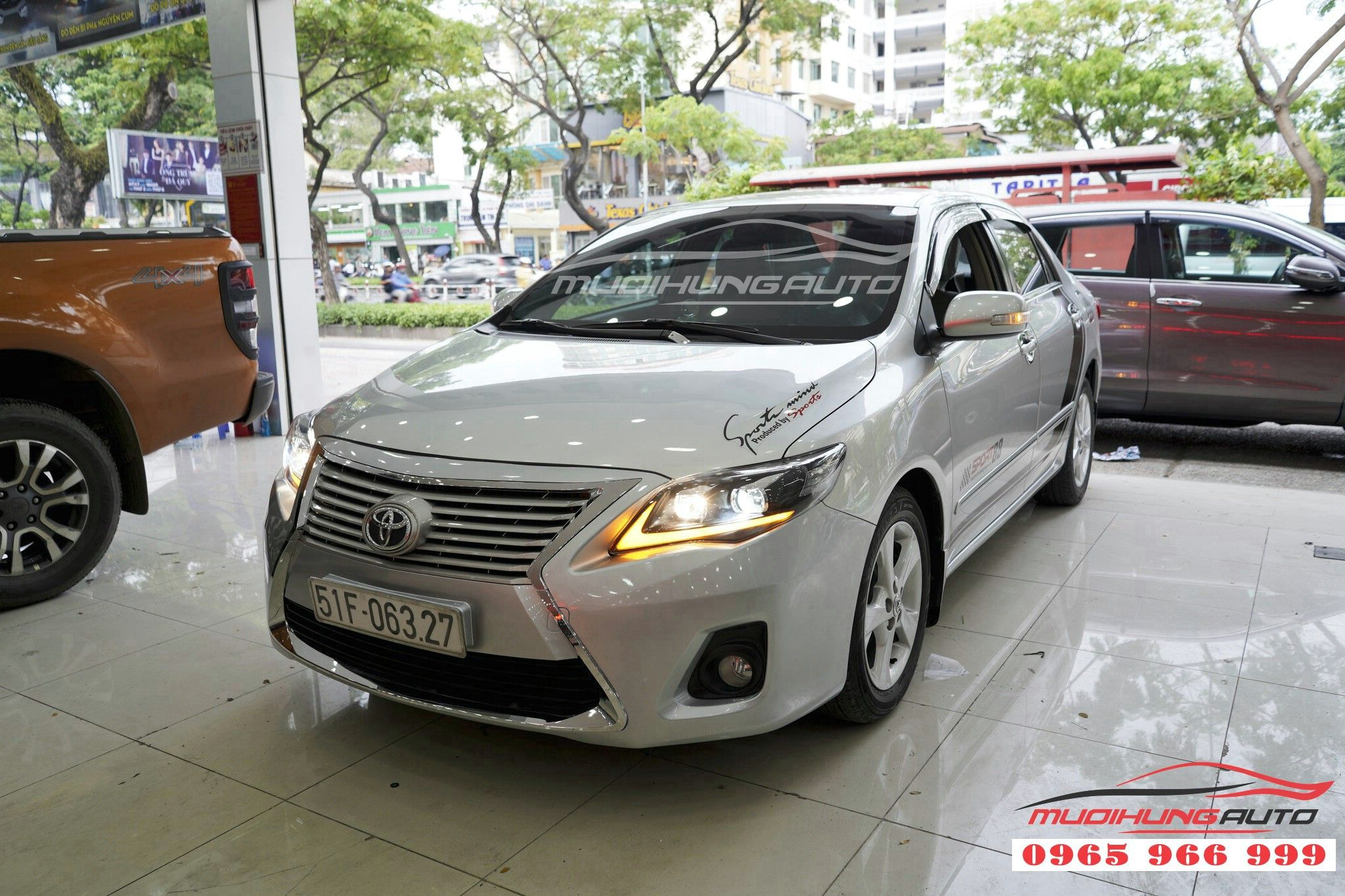 Nâng cấp lên đời Toyota Altis Lên LEXUS đẳng cấp - Mười Hùng Auto