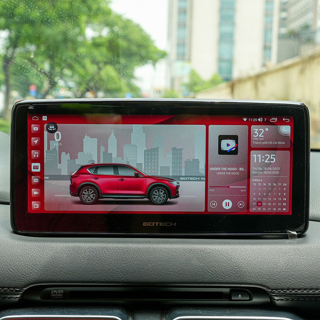 Lắp Màn Hình Liền Camera 360 Gotech GT Mazda 360 Pro Cho Xe Mazda CX5 ...