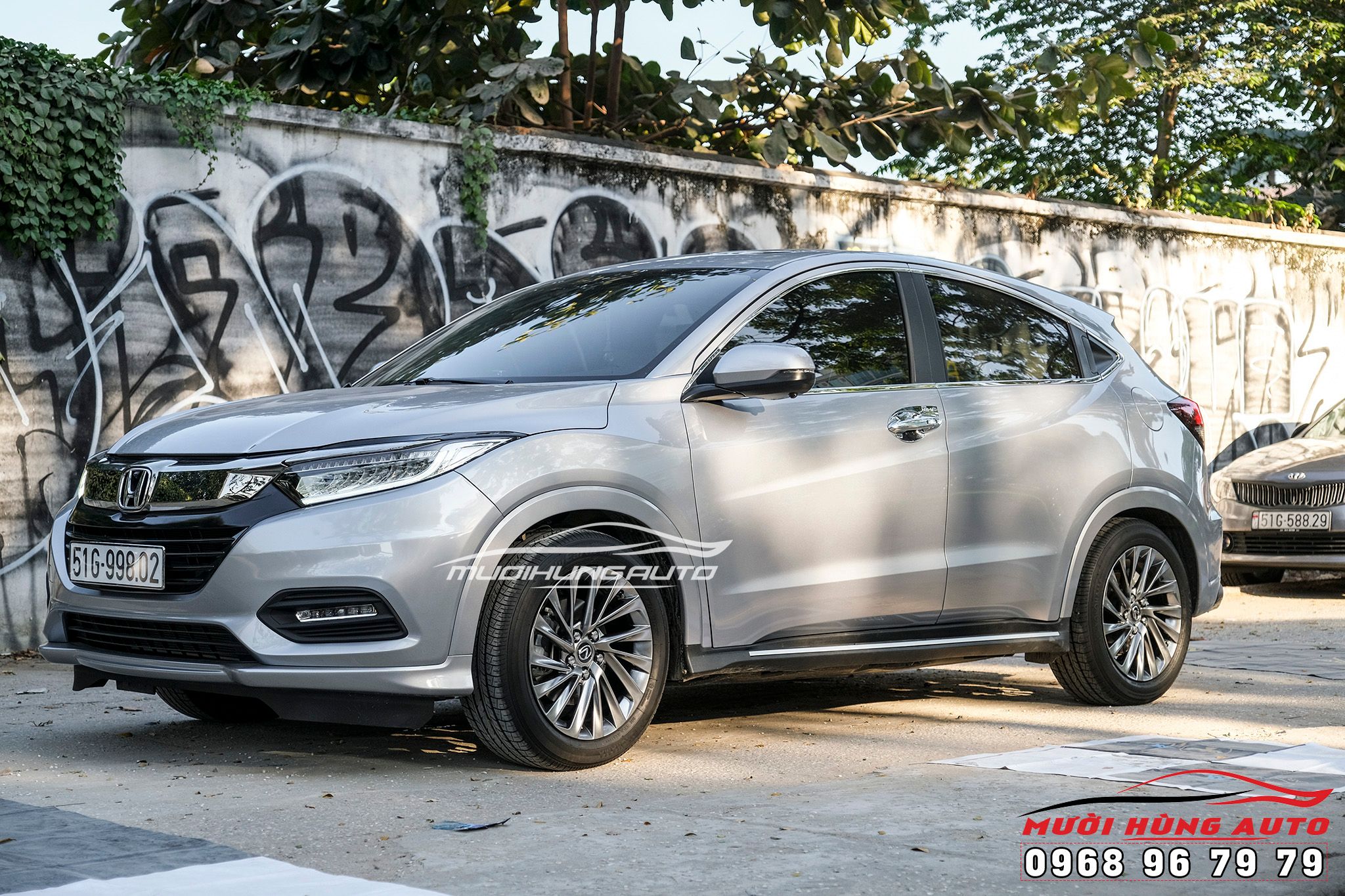 Độ Mâm Lazang Kiểu Lexus Cho Xe Honda HRV Chuyên Nghiệp - Mười Hùng Auto