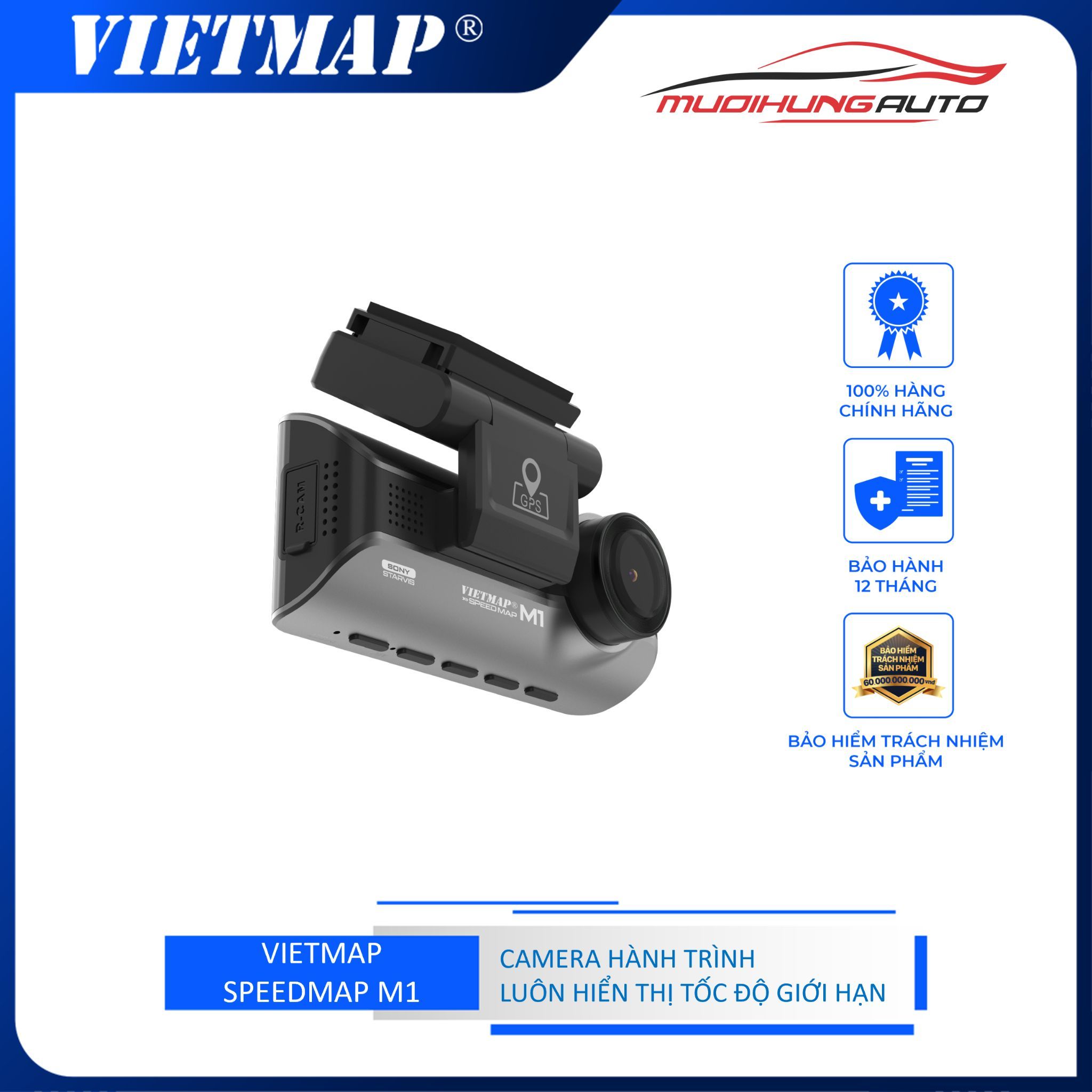 Camera Hành Trình Vietmap Speedmap M1 - Mười Hùng Auto