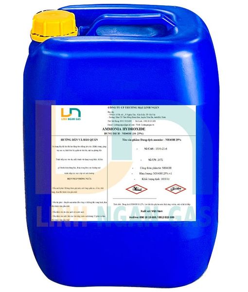 Dung dịch Amoniac NH4OH - amoni hydroxide – Linh Ngân Gas