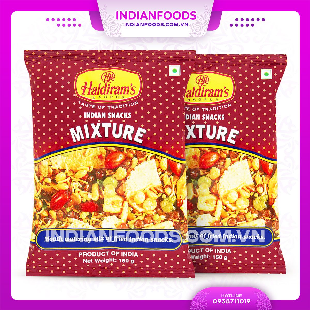 Snack HALDIRAMS Mixture 150gr