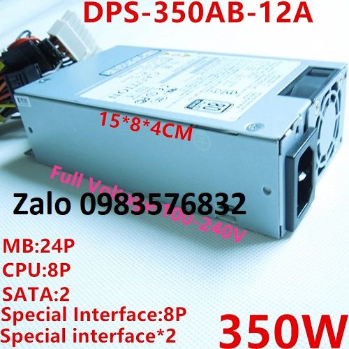 Bộ nguồn máy chủ Delta DPS-350AB-12 A 350WATT Flex 1U ATX 24-PIN 80 Pl ...