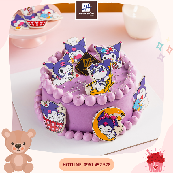 KUROMI CHOCOLATE TINY CAKE – Anh Hòa Bakery