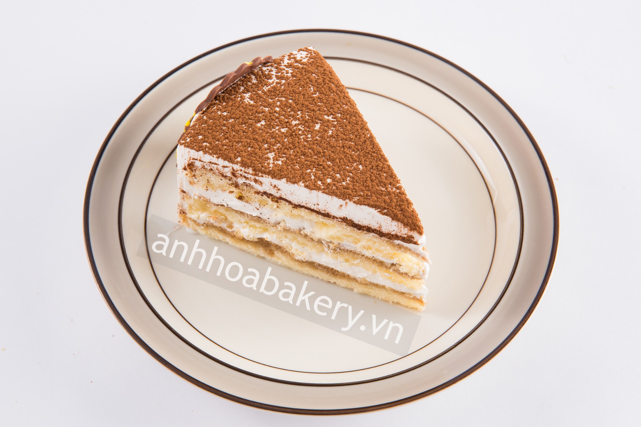 Capuchino cake piece – Anh Hòa Bakery