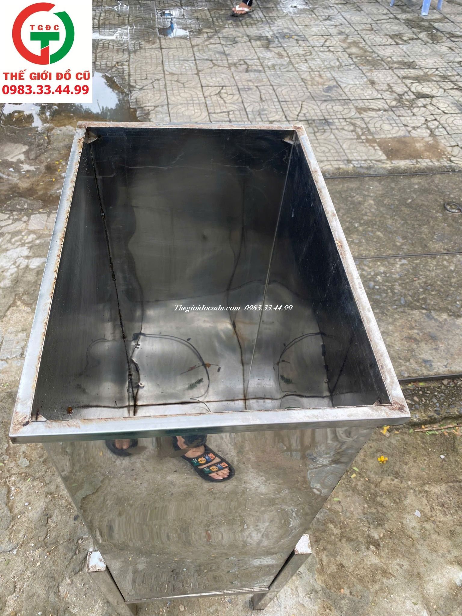 THÙNG INOX CHỨA NƯỚC 100L