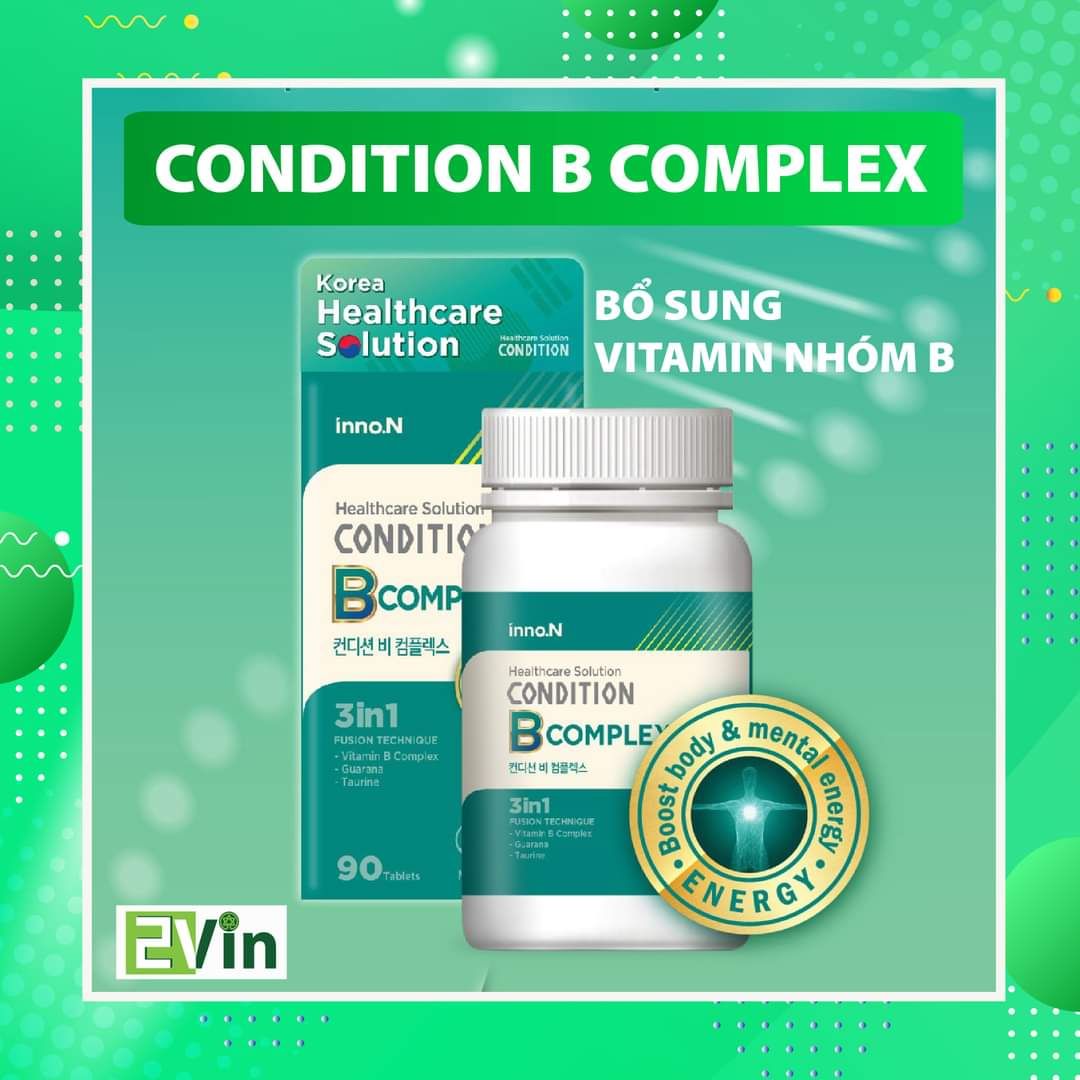 Thuốc viên Uống Condition B Complex 90 viên Hàn Quốc có tốt không? Giá ...