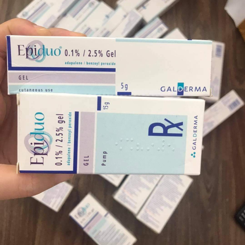 Thuốc Trị Mụn Epiduo Gel 15g Kem Trị Mụn Epiduo Trị Mụn Trứng Cá