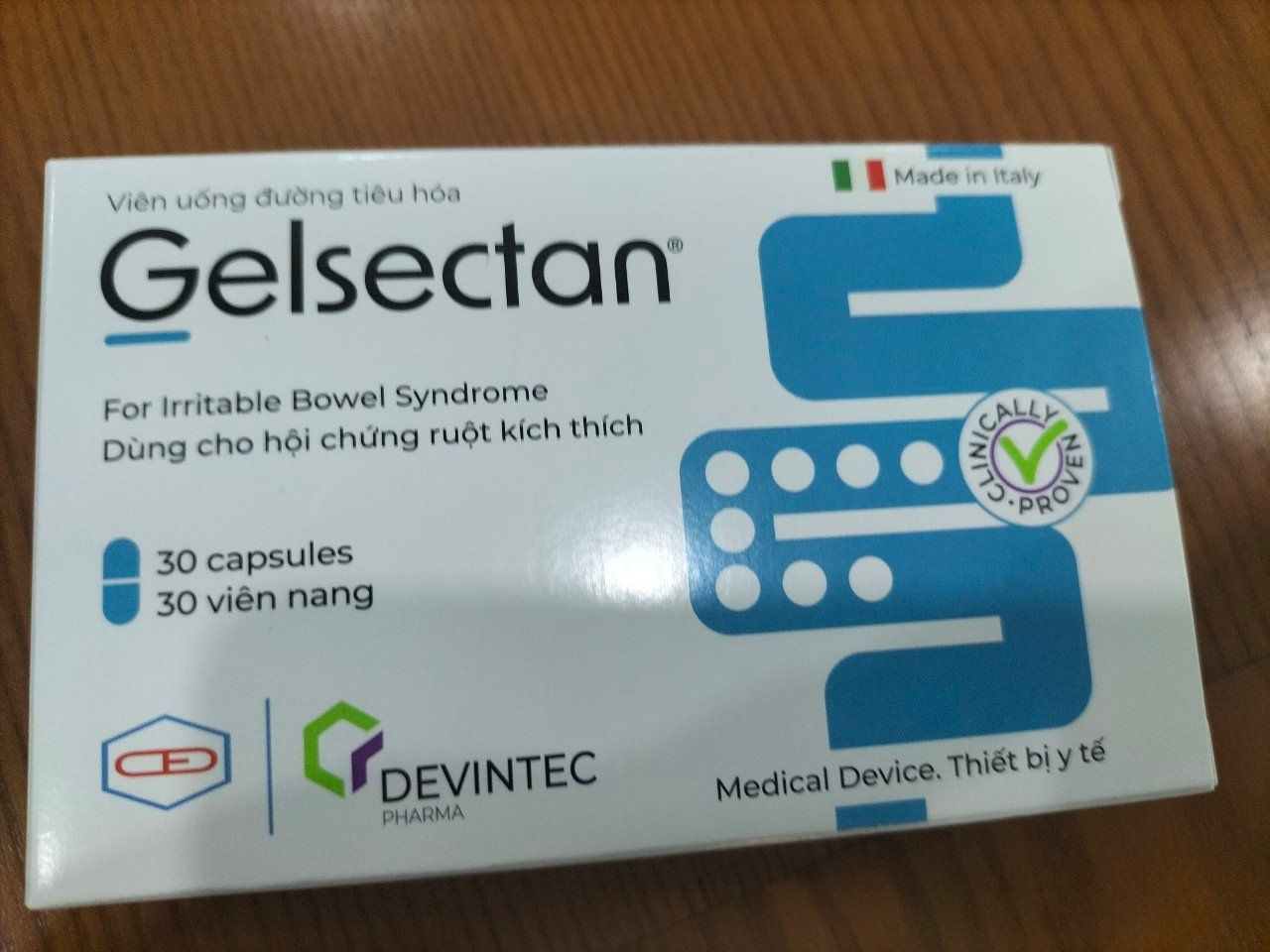 Viên uống Gelsectan điều trị hội chứng kích ruột kích thích (IBS) giá ...