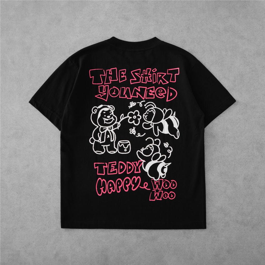 TSUN Shy Teddy Woo Tee - White – tsunsg