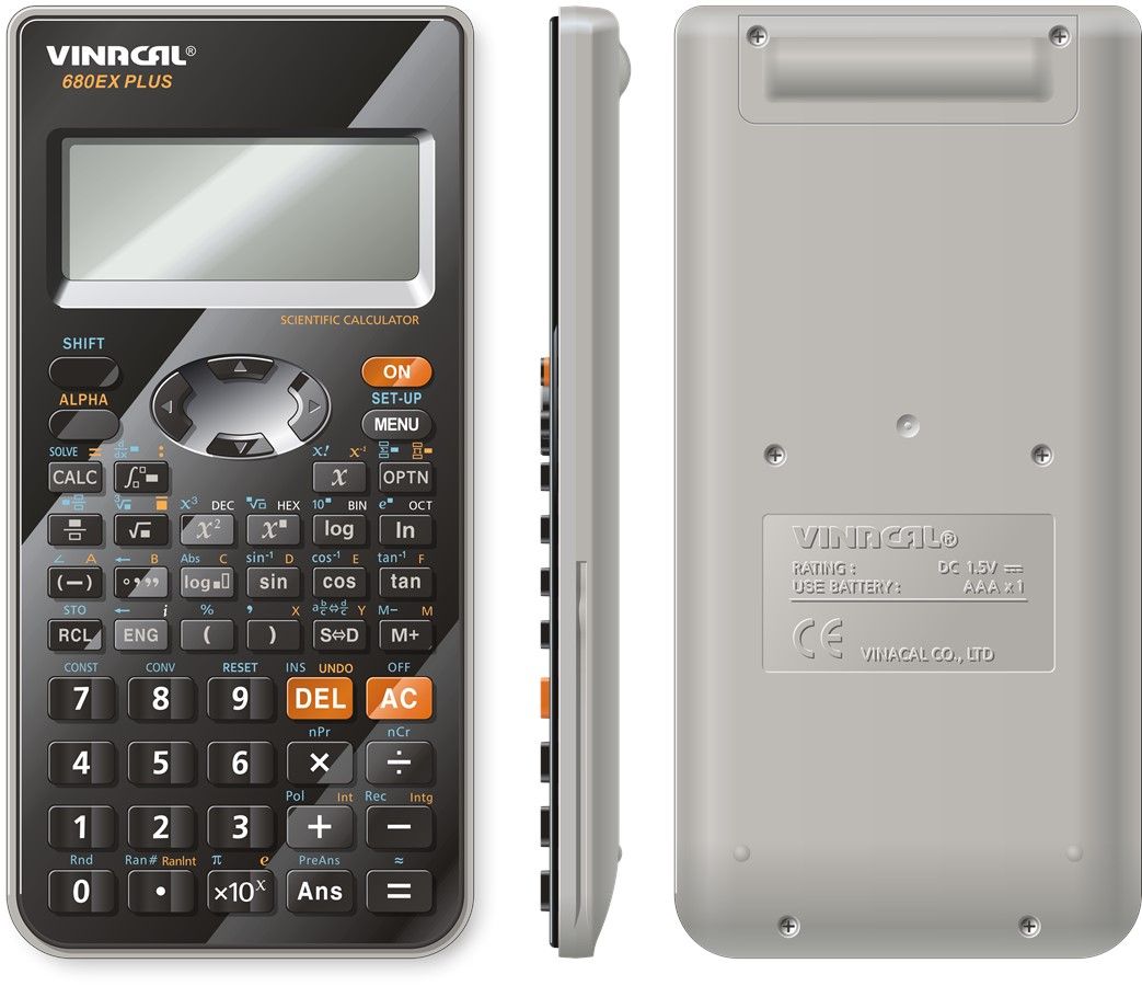 VINACAL 570EX PLUS - XÁM ĐEN – Hutisco