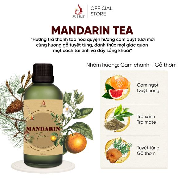 Mandarin Tea - Tinh Dầu Xông Máy, Tinh Dầu Thơm Phòng 100ml Cao Cấp ...