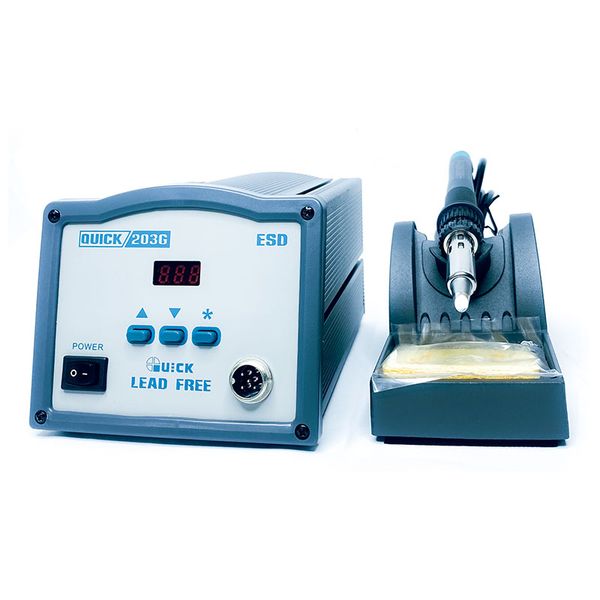 Máy hàn cao tần chỉnh nhiệt Quick 203G ESD (150W) – Điện tử Dân Xuân