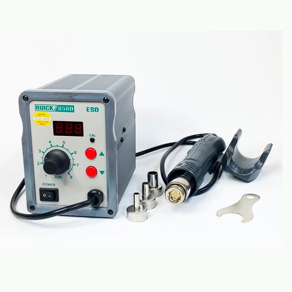 Máy khò nhiệt Quick 858D – Công suất 700W, LED, cảm ứng nghỉ tạm thời ...