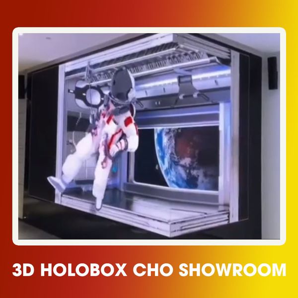 3D Holobox cho showroom, cửa hàng – Quạt đèn Led 3D Hologram