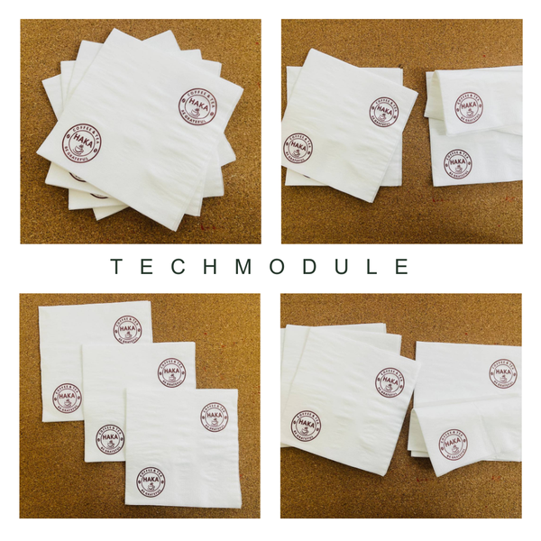 Khăn giấy ăn in logo HAKA COFFEE